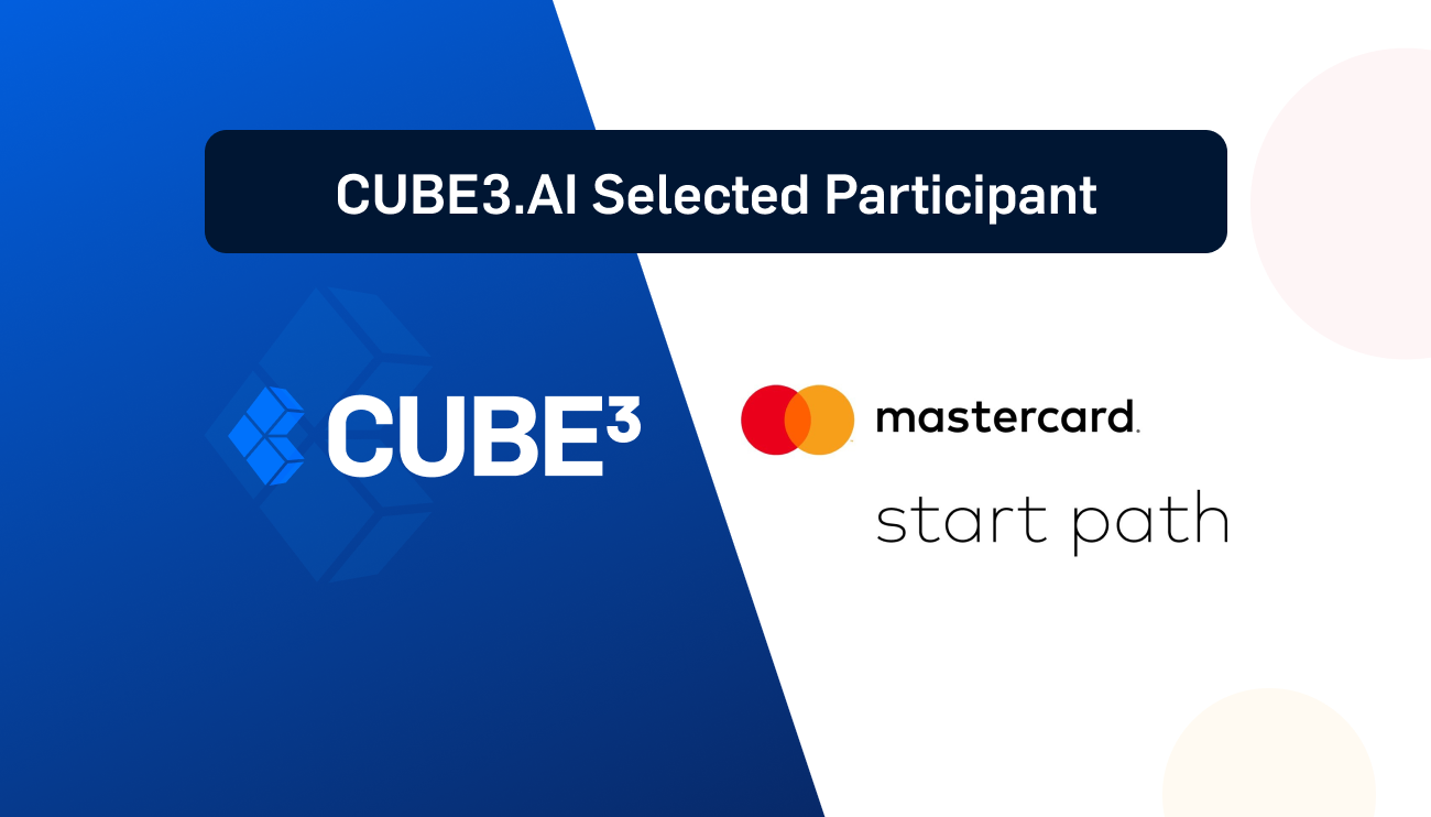 Mastercard Selects CUBE3.AI for Start Path - CUBE3.AI