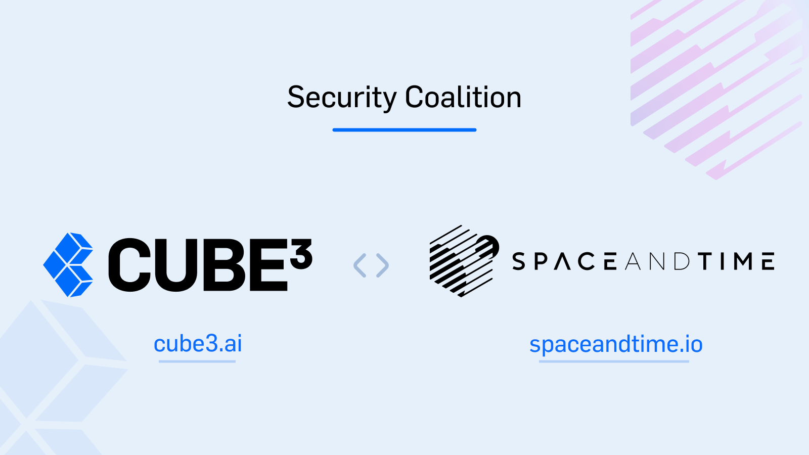 CUBE3 and Space and Time Partner to Make Web3 Safer - CUBE3.AI